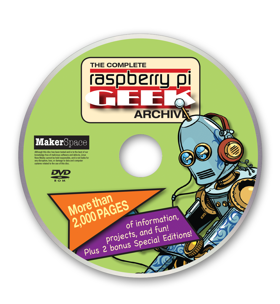 Raspberry Pi Geek Archive DVD | Linux New Media Shop